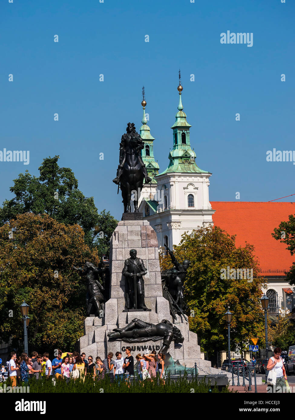 Krakow is a Polish city full of statues from small to monumental Stock ...