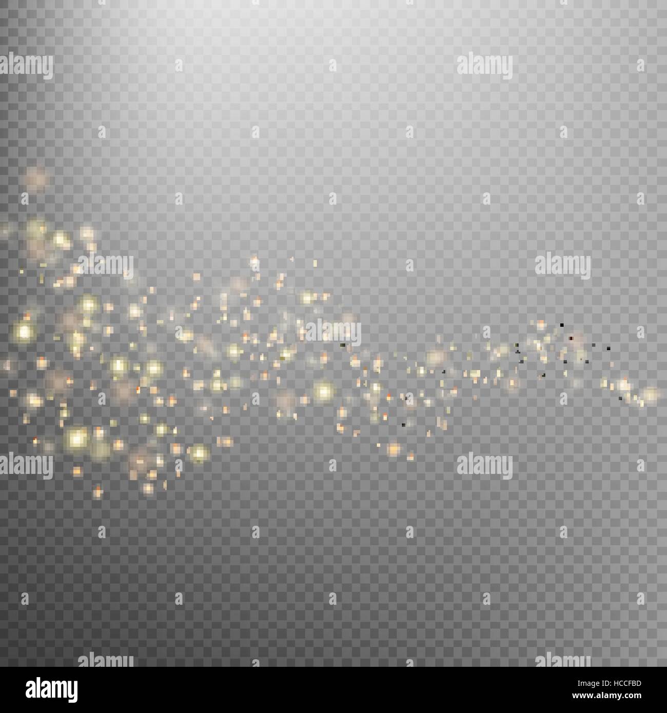 Gold glittering star dust hi-res stock photography and images - Alamy