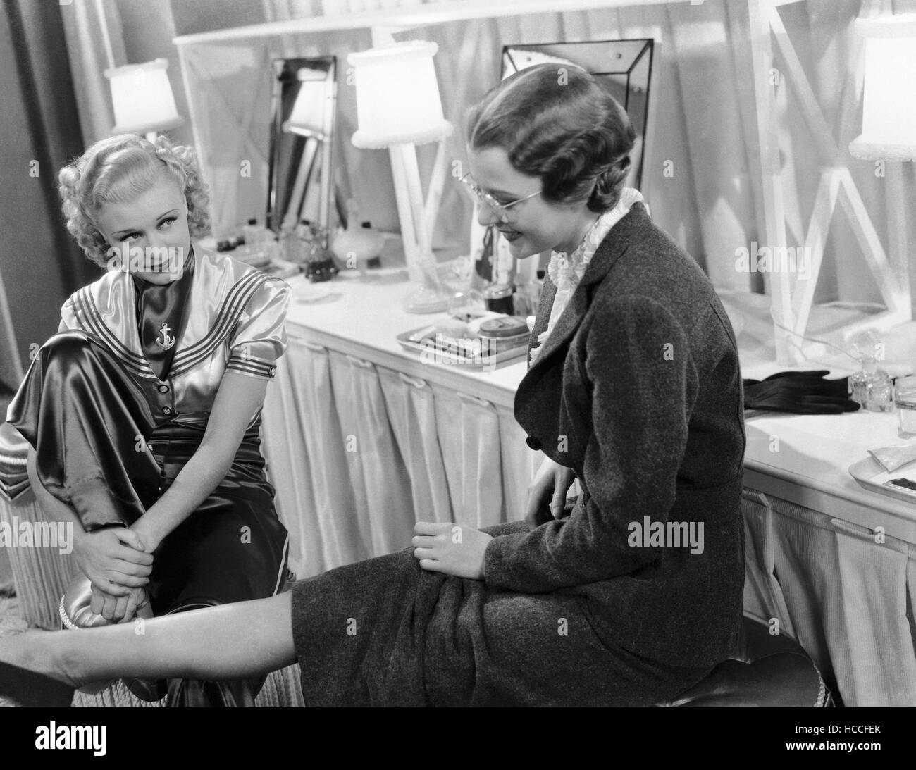 FOLLOW THE FLEET, Ginger Rogers, Harriet Hilliard, 1936 Stock Photo - Alamy
