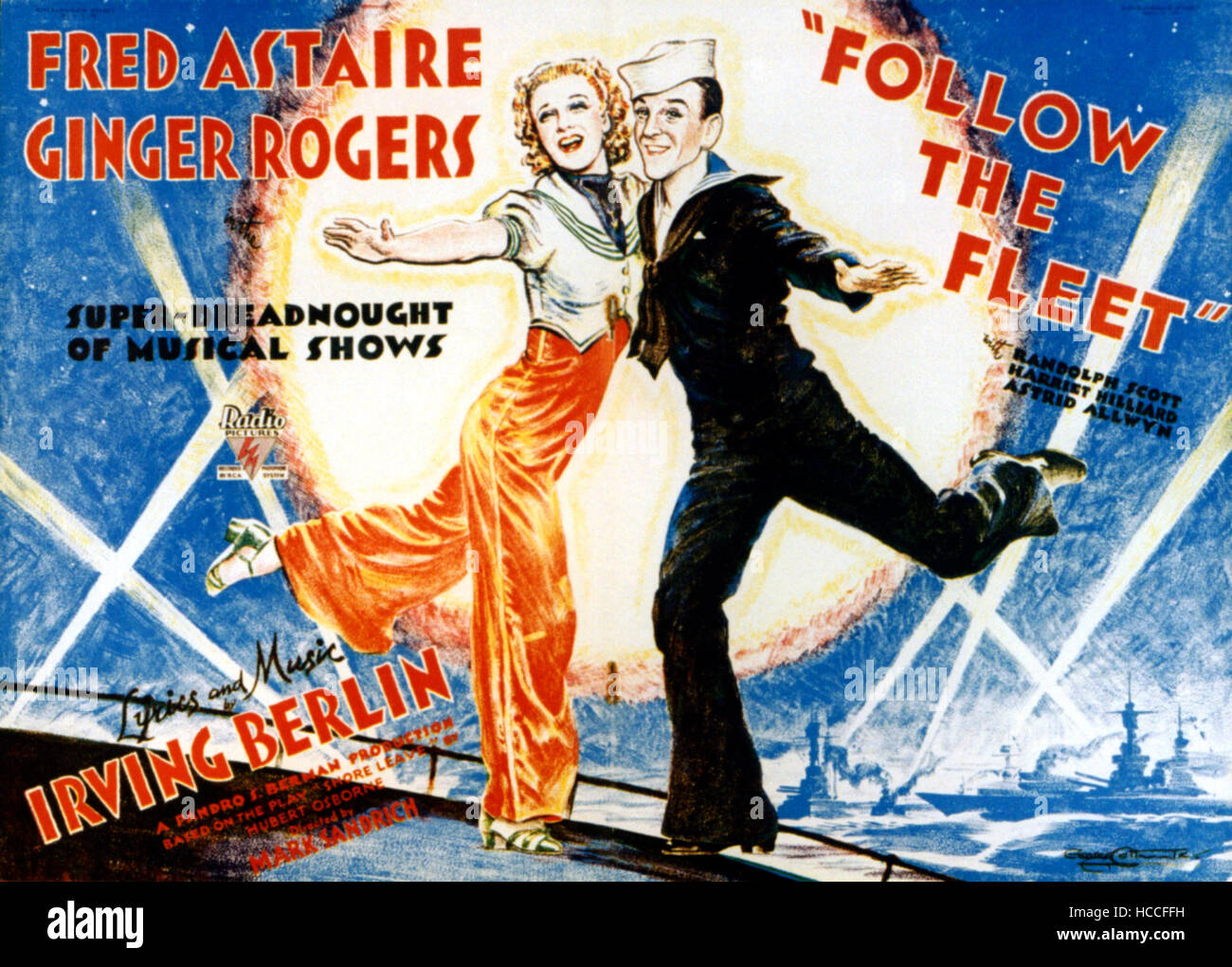 FOLLOW THE FLEET, Ginger Rogers, Fred Astaire, 1936 Stock Photo - Alamy