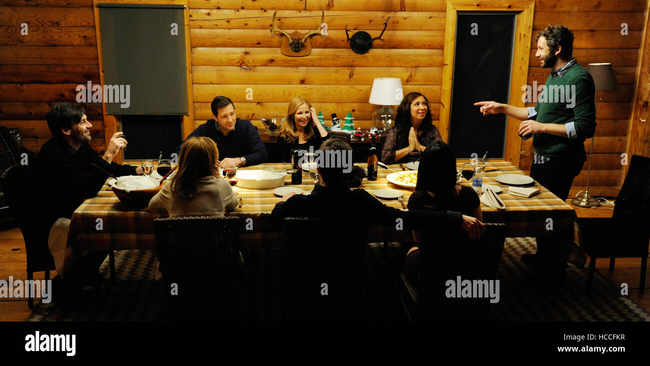 FRIENDS WITH KIDS, counter clockwise from right: Chris O'Dowd, Maya ...