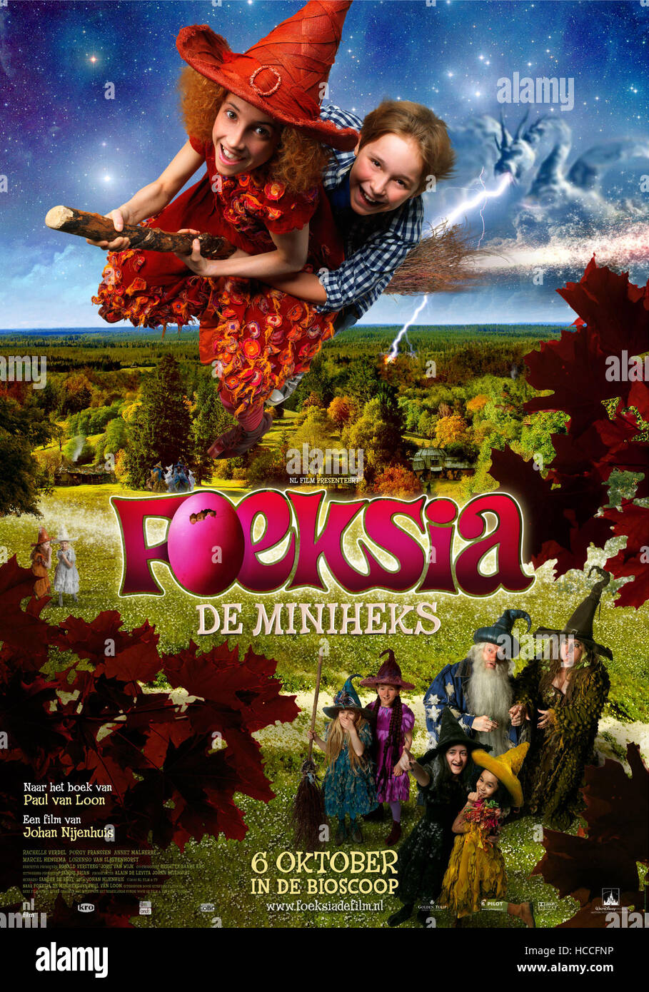 FUCHSIA THE MINI-WITCH, (aka FOEKSIA DE MINIHEKS), Dutch poster art ...