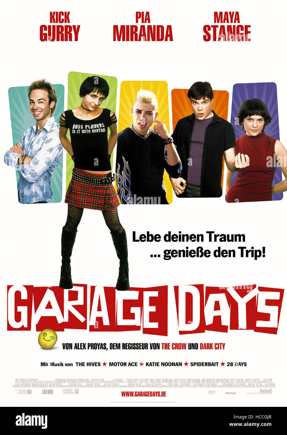 GARAGE DAYS, Chris Sadrinna, Pia Miranda, Kick Gurry, Brett Stiller ...