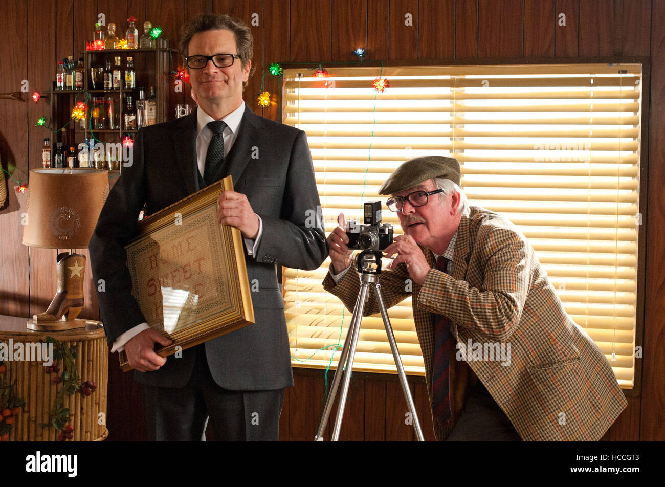 GAMBIT, from left: Colin Firth, Tom Courtenay, 2012. ph: Alex Bailey ...