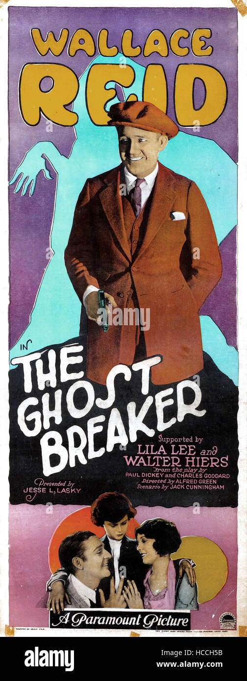THE GHOST BREAKER, Wallace Reid, 1922 Stock Photo - Alamy
