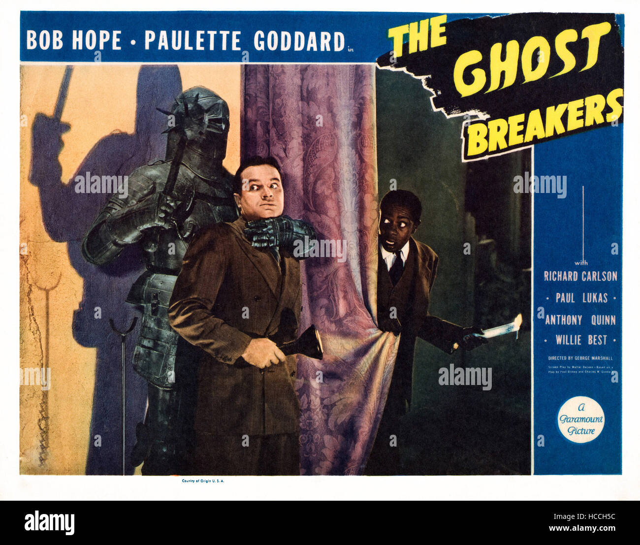 THE GHOST BREAKERS, from left: Bob Hope, Willie Best, 1940 Stock Photo - Alamy