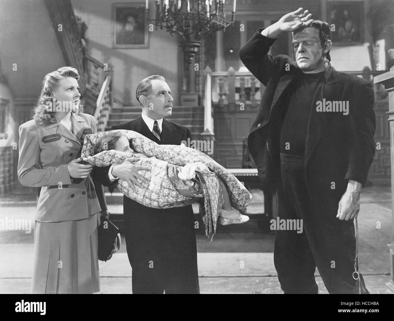 THE GHOST OF FRANKENSTEIN, from left: Evelyn Ankers, Cedric Hardwicke ...