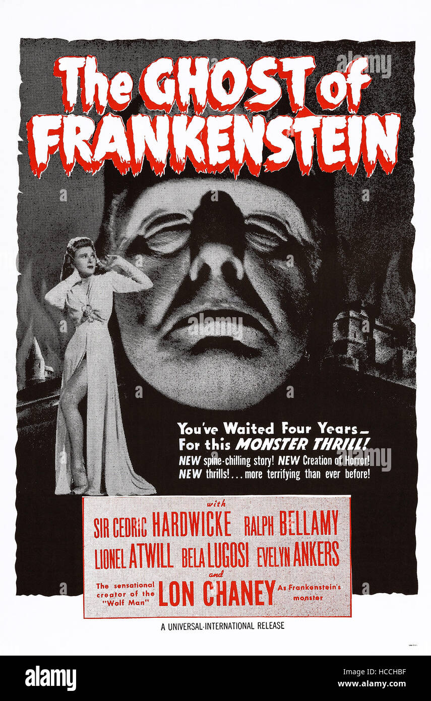 Ghost Of Frankenstein Poster