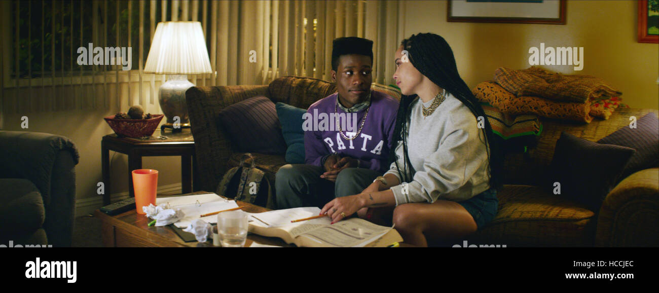 DOPE, from left: Shameik Moore, Zoe Kravitz, 2015. ©Open Road Films ...