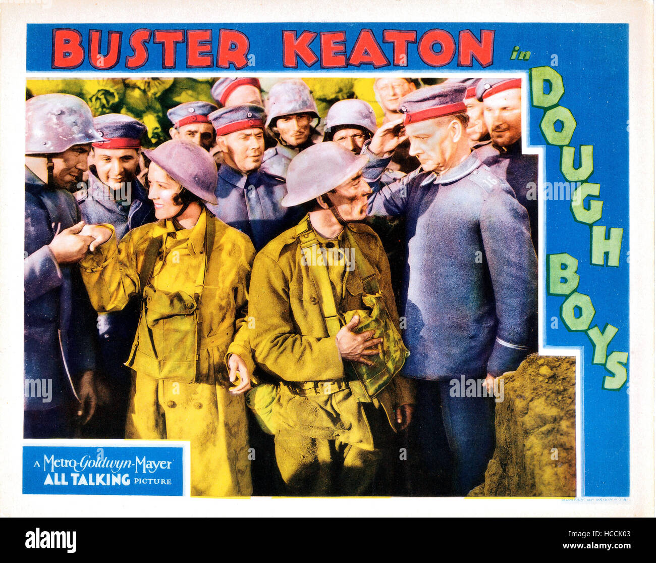 DOUGHBOYS, lobbycard, center from left: Sally Eilers, Buster Keaton ...