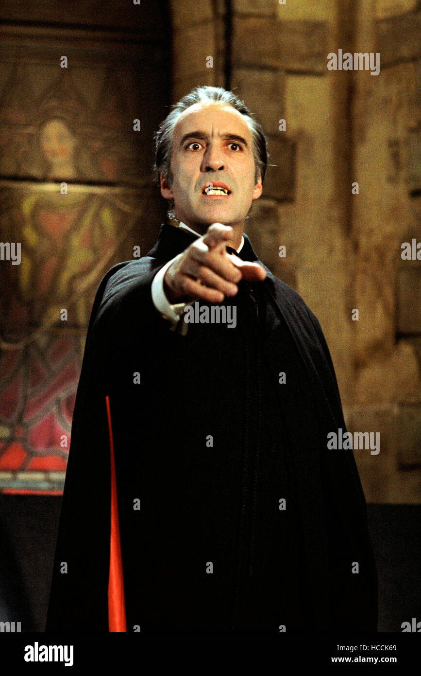 DRACULA A.D. 1972, Christopher Lee, 1972 Stock Photo - Alamy