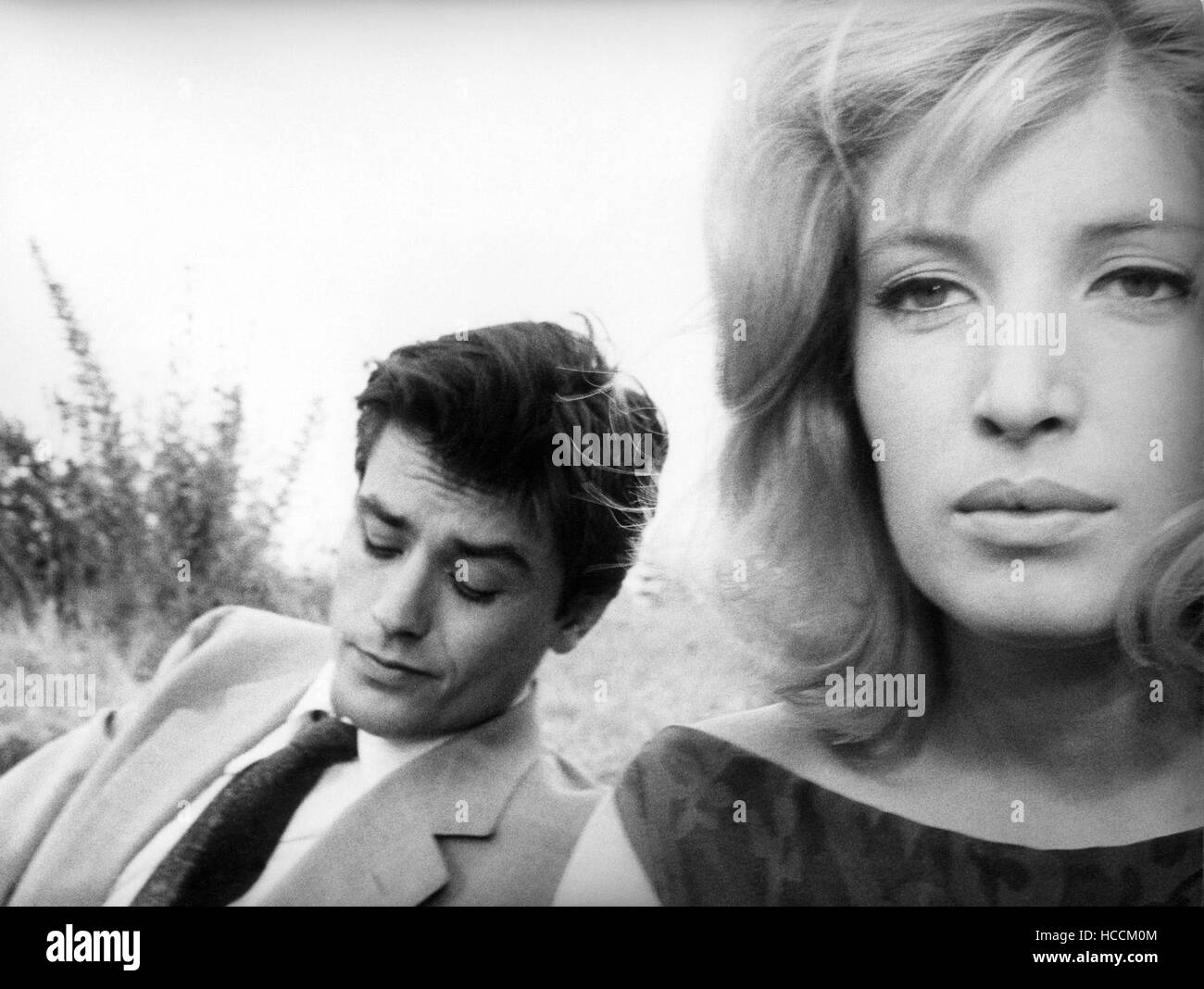ECLIPSE, (aka L'ECLISSE), Alain Delon, Monica Vitti, 1962 Stock Photo ... ECLIPSE, (aka L'ECLISSE), Alain Delon, Monica Vitti, 1962 Stock Photo ...