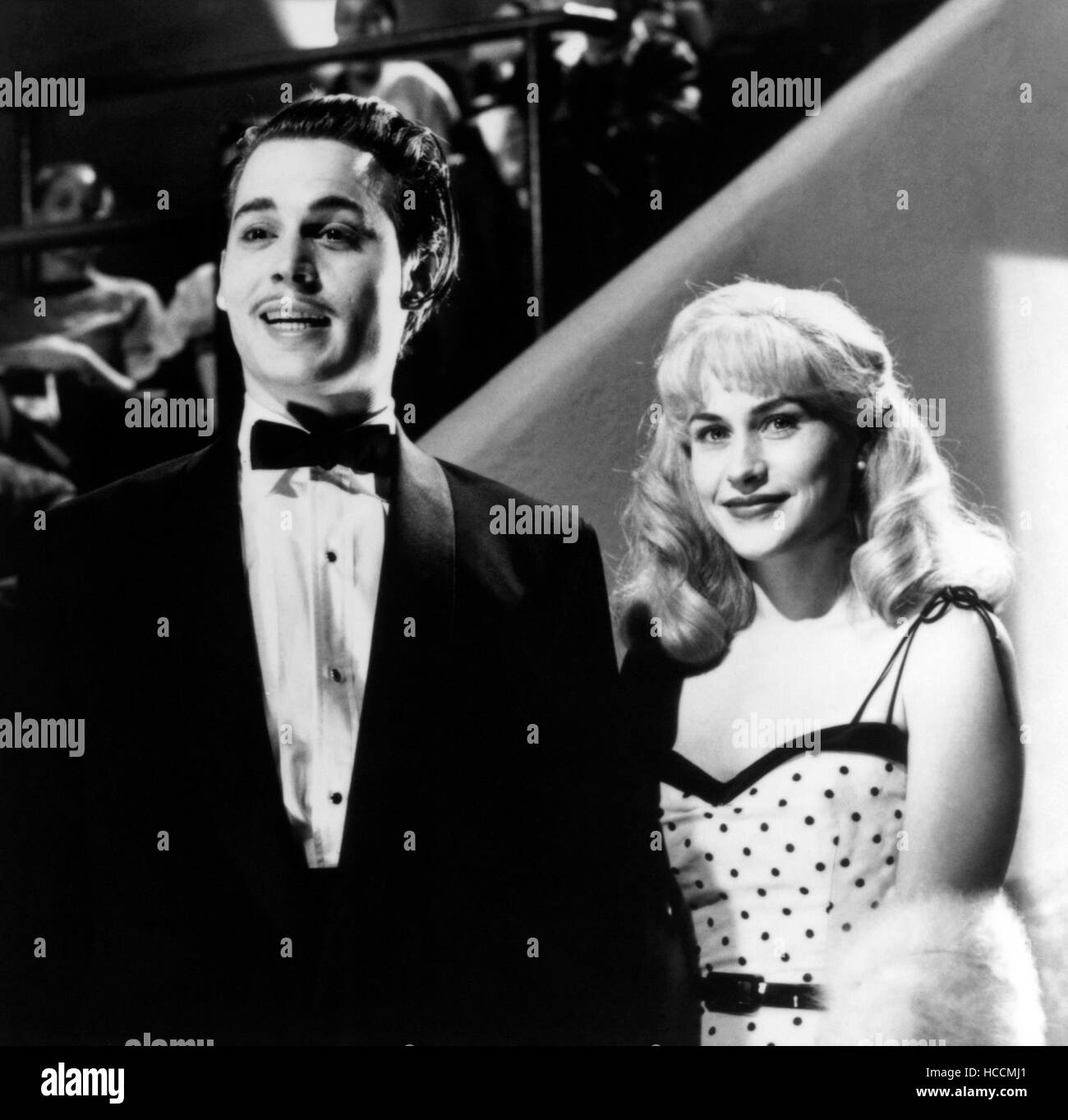 ED WOOD, from left: Johnny Depp, Patricia Arquette, 1994, ©Buena Vista ...