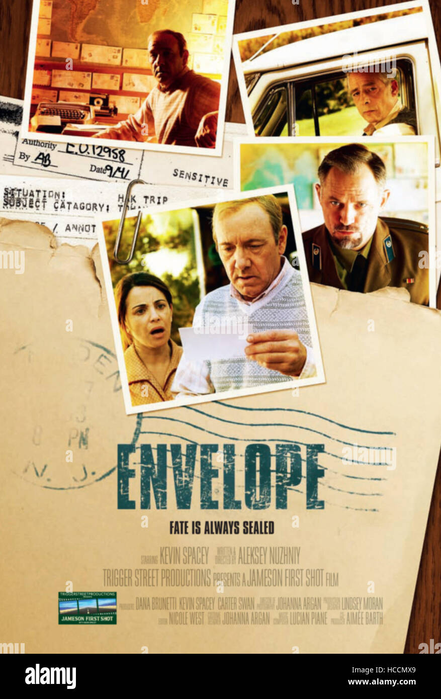 ENVELOPE, international poster art, Kevin Spacey (top left, and bottom ...
