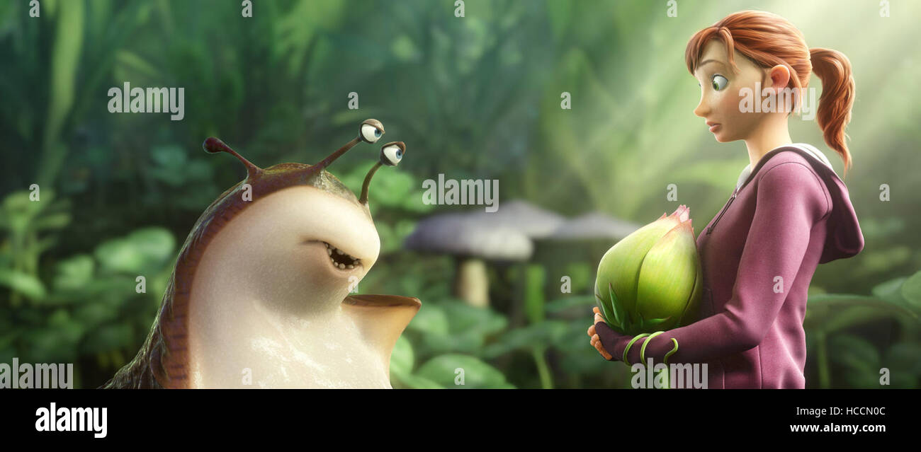 EPIC, from left: Mub (voice: Aziz Ansari), MK (voice: Amanda Seyfried ...