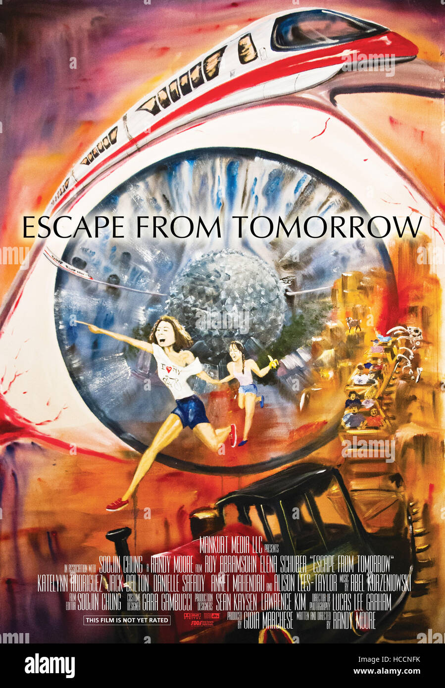 ESCAPE FROM TOMORROW, US poster art, 2013. ©Producers Distribution ...