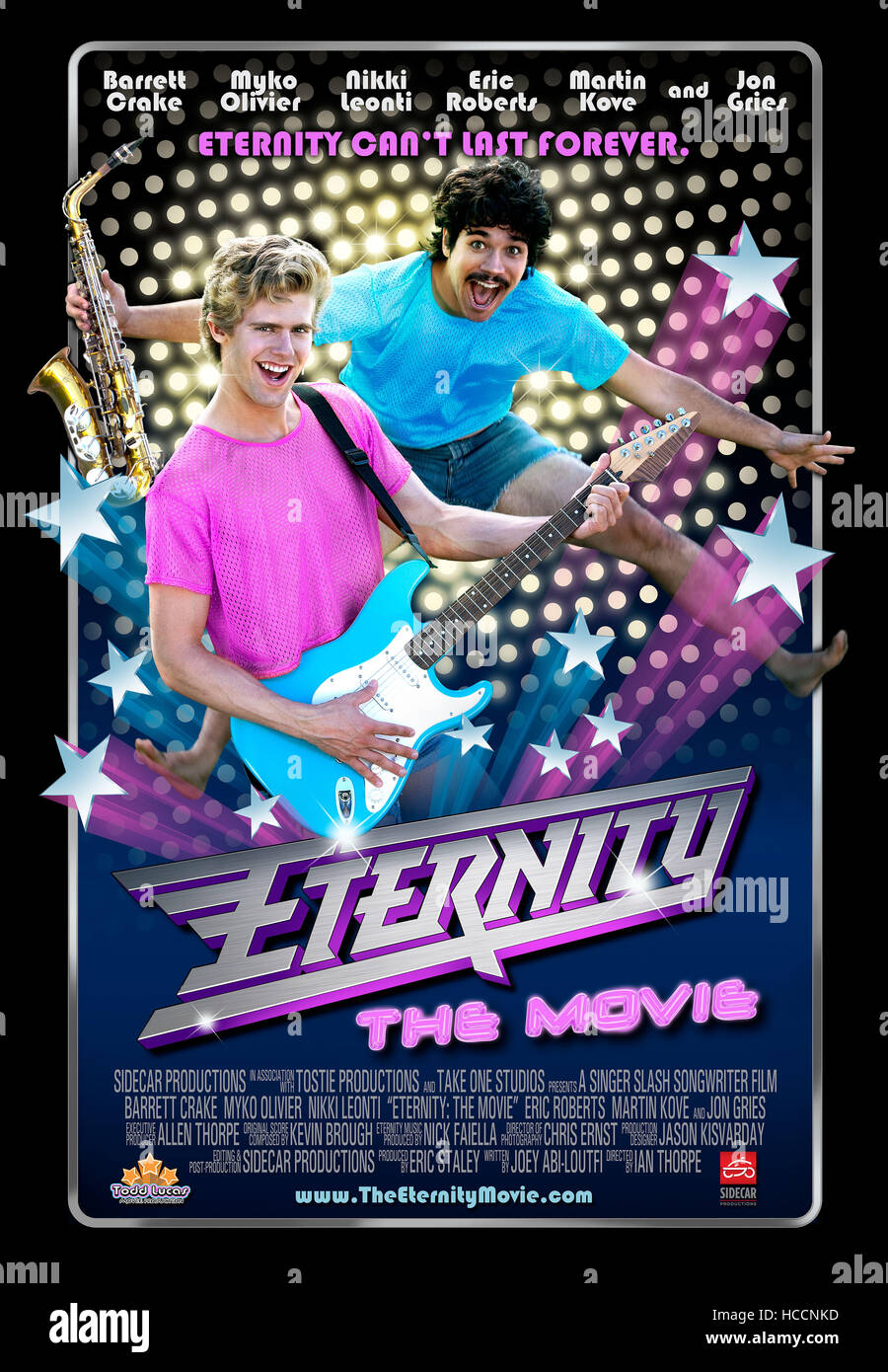ETERNITY: THE MOVIE, US poster, from left: Barrett Crake, Myko Olivier ...