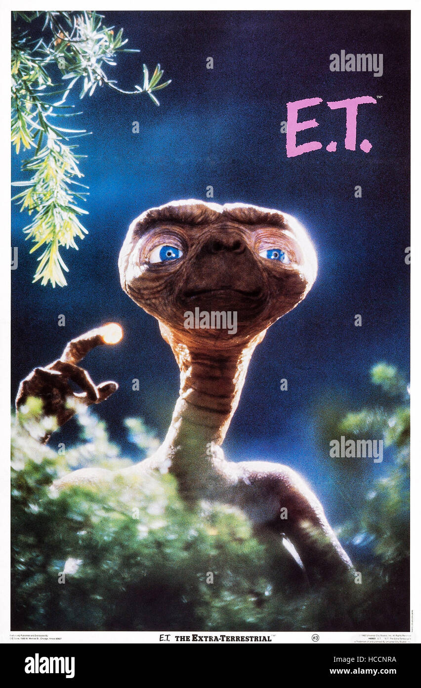 E.T., (aka E.T. THE EXTRA-TERRESTRIAL), ad art, E.T., 1982, © Universal ...