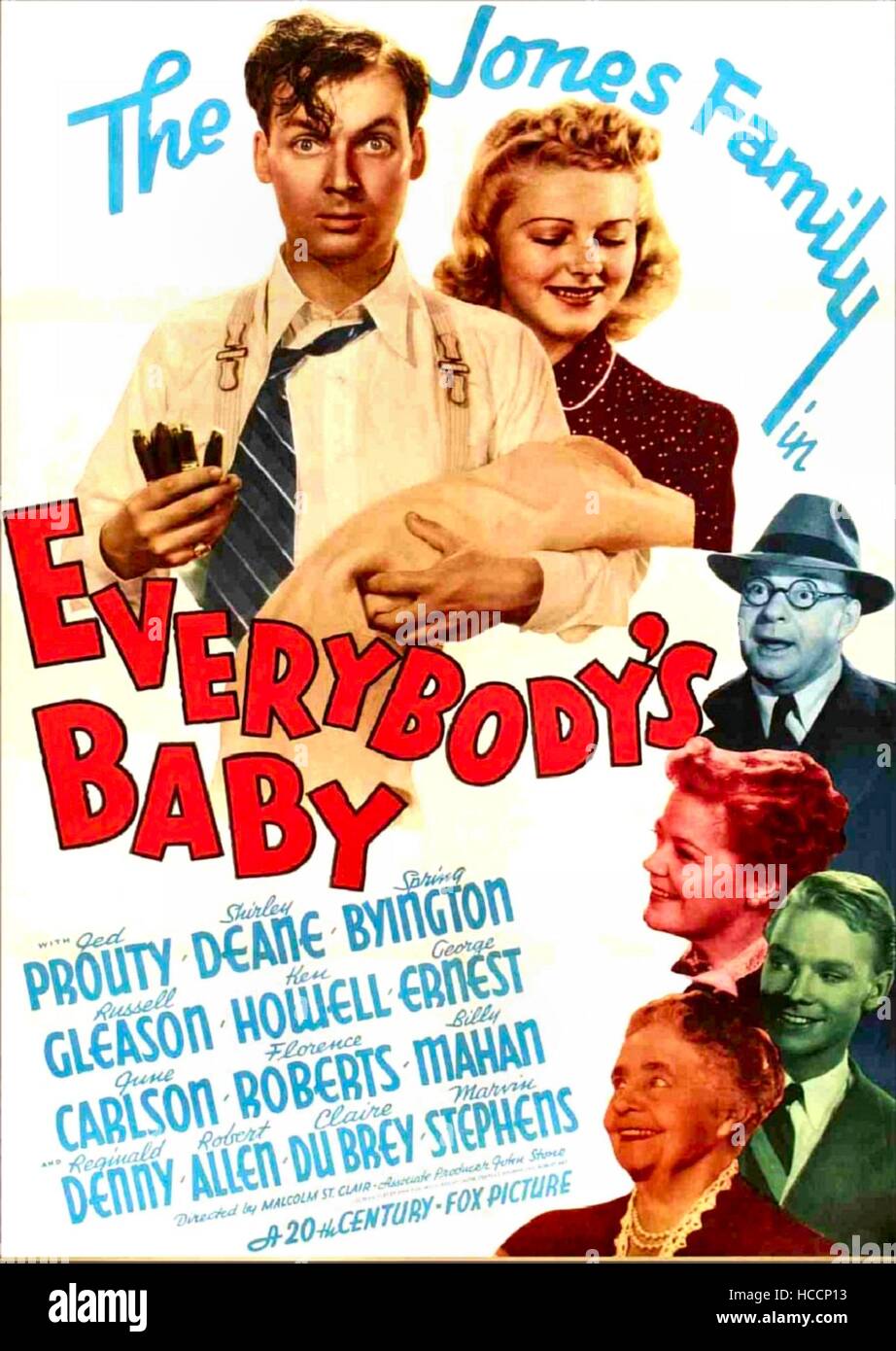 EVERBODY'S BABY, US poster art, clockwise from left: Russel Gleason ...
