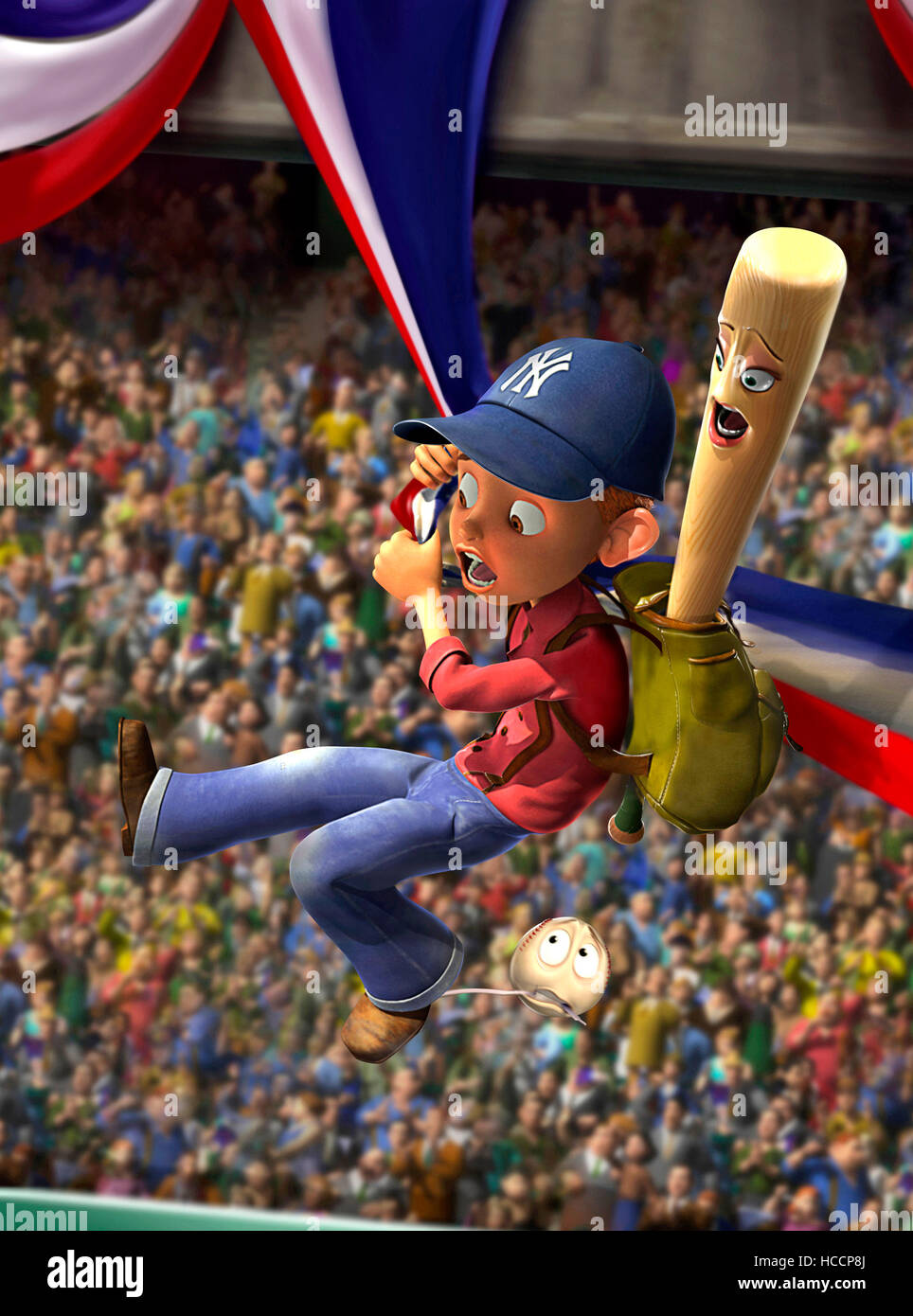 EVERYONE'S HERO, Yankee Irving, (voiced by Jake T. Austin), baseball ...
