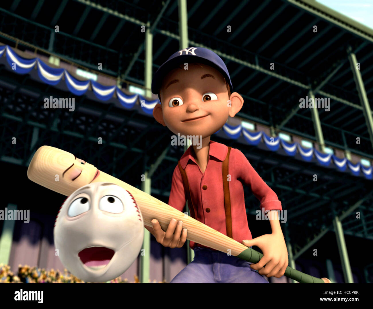 EVERYONE'S HERO, baseball Screwie, (voice by Rob Reiner), baseball bat ...