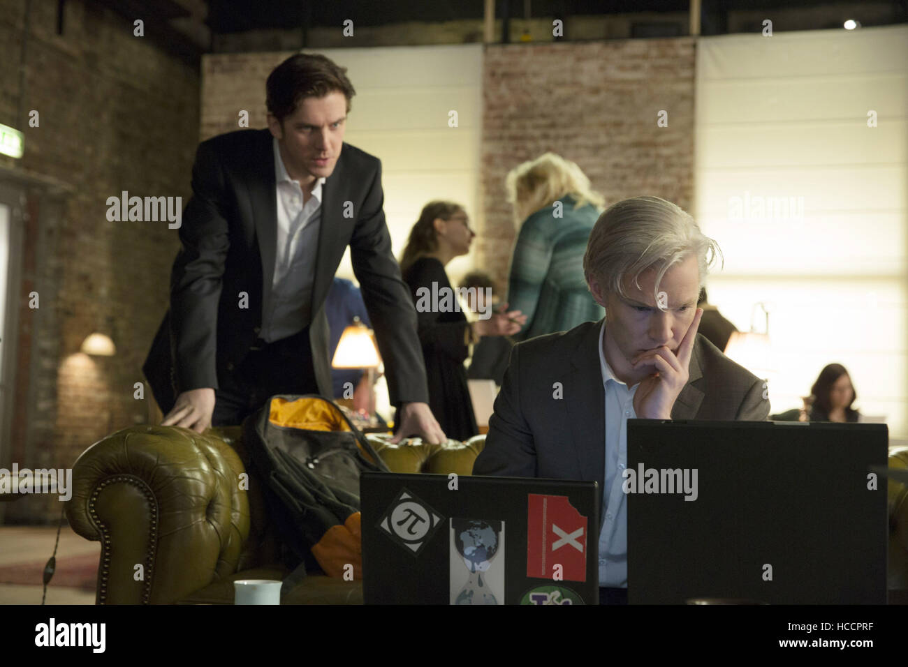 THE FIFTH ESTATE, from left: Dan Stevens, Benedict Cumberbatch, 2013 ...