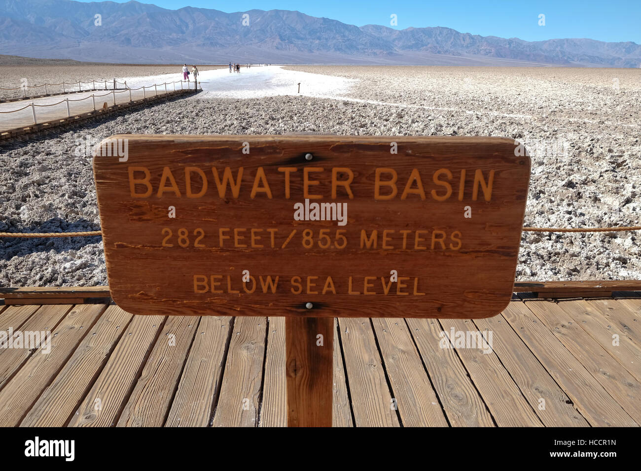 The Badwater Basin in California's Death Valley Stock Photo - Alamy