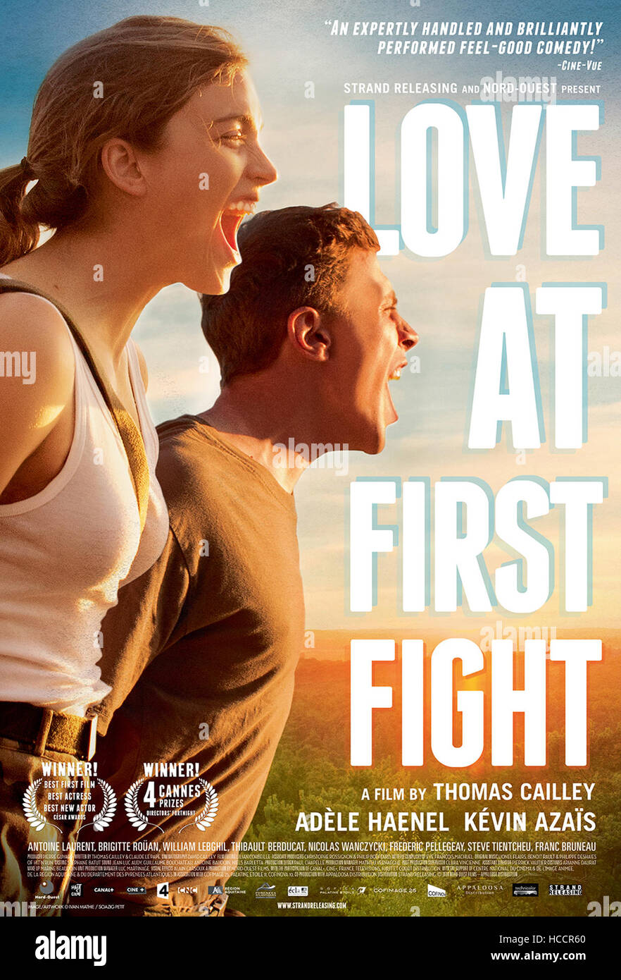 LOVE AT FIRST FIGHT, (aka FIGHTERS, aka LES COMBATTANTS), French poster ...