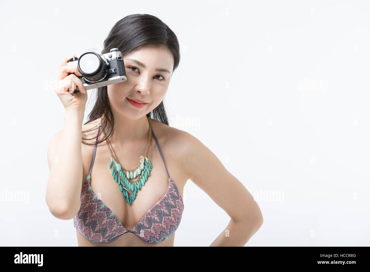 Korean woman in bikini hi-res stock photography and images - Alamy