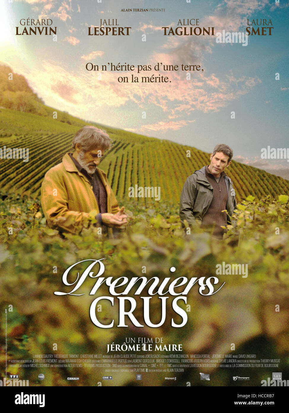 FIRST GROWTH, (aka PREMIERS CRUS), French poster art, from left: Gerard ...