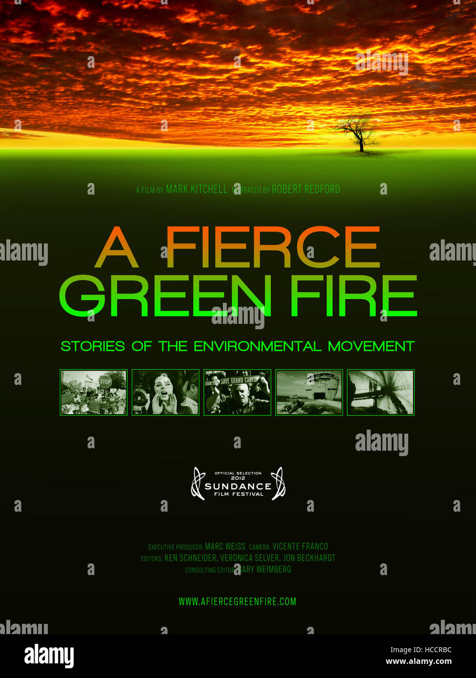 A FIERCE GREEN FIRE, international poster art, 2012. ©First Run ...