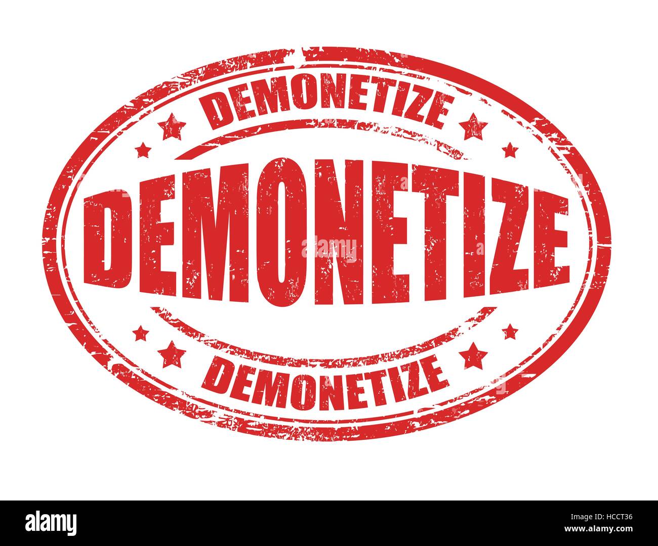 Demonetize grunge rubber stamp on white background, vector illustration ...