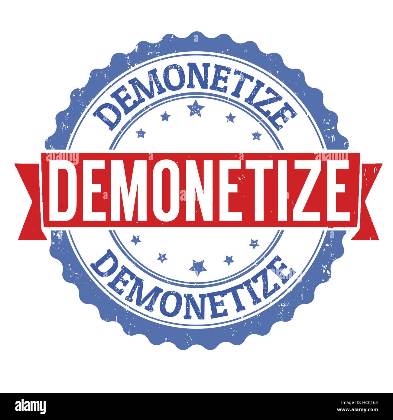 Demonetize grunge rubber stamp on white background, vector illustration ...