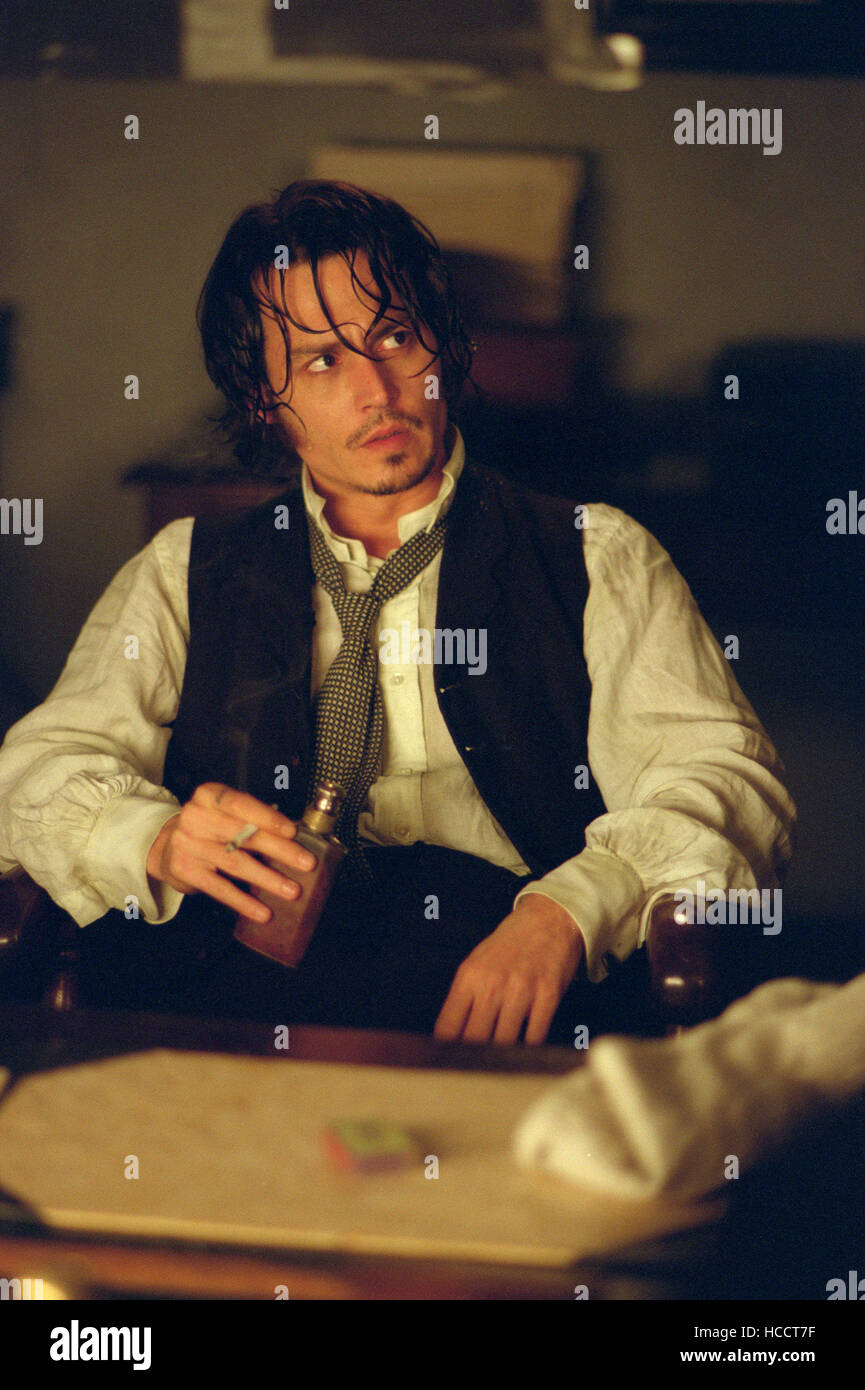 FROM HELL, Johnny Depp, 2001. TM and Copyright © 20th Century Fox Film ...