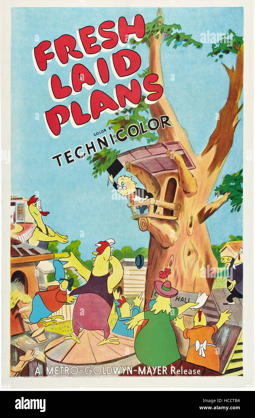 FRESH LAID PLANS, US poster art, 1951 Stock Photo - Alamy