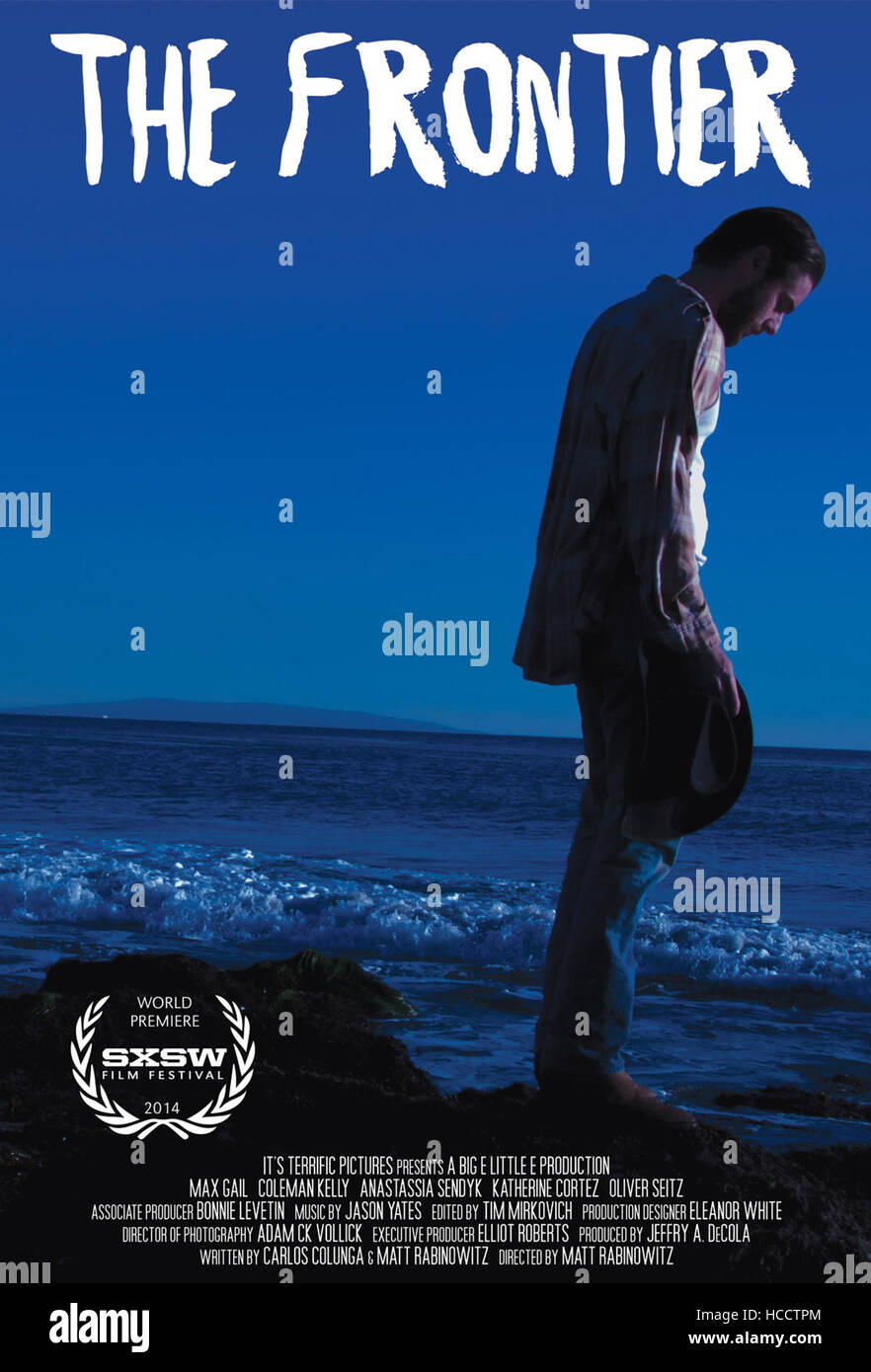 THE FRONTIER, US poster art, Coleman Kelly, 2014 Stock Photo - Alamy