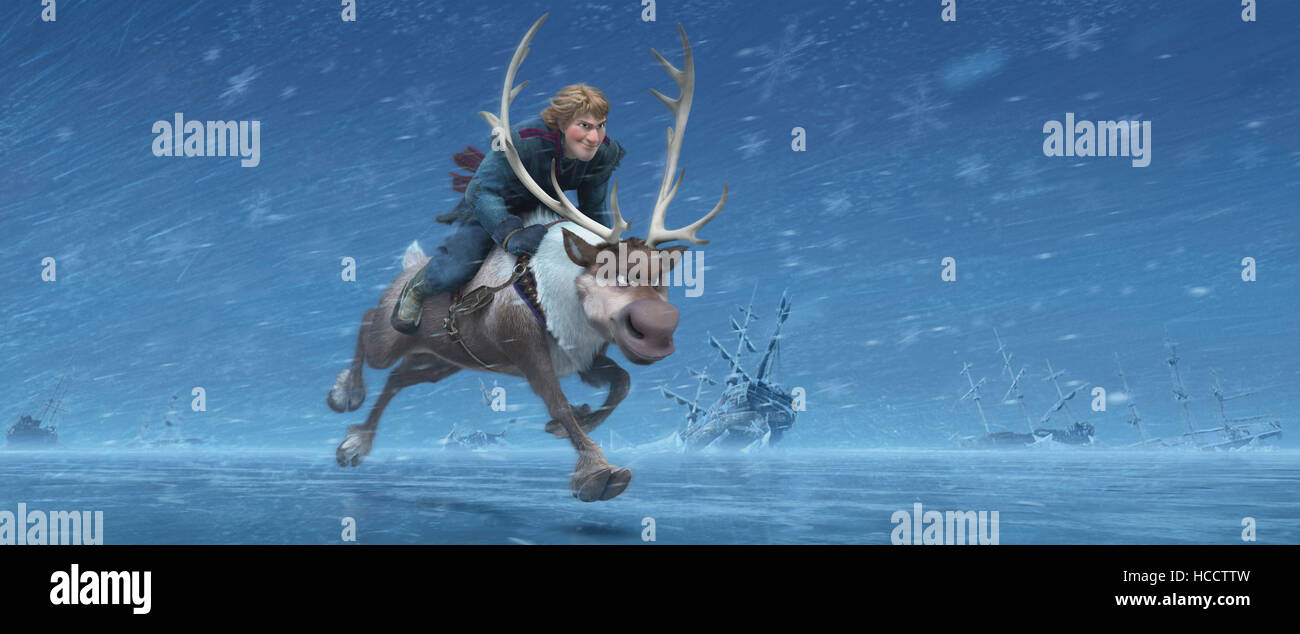FROZEN, from top: Kristoff, Sven, 2013. ©Walt Disney Pictures/courtesy ...
