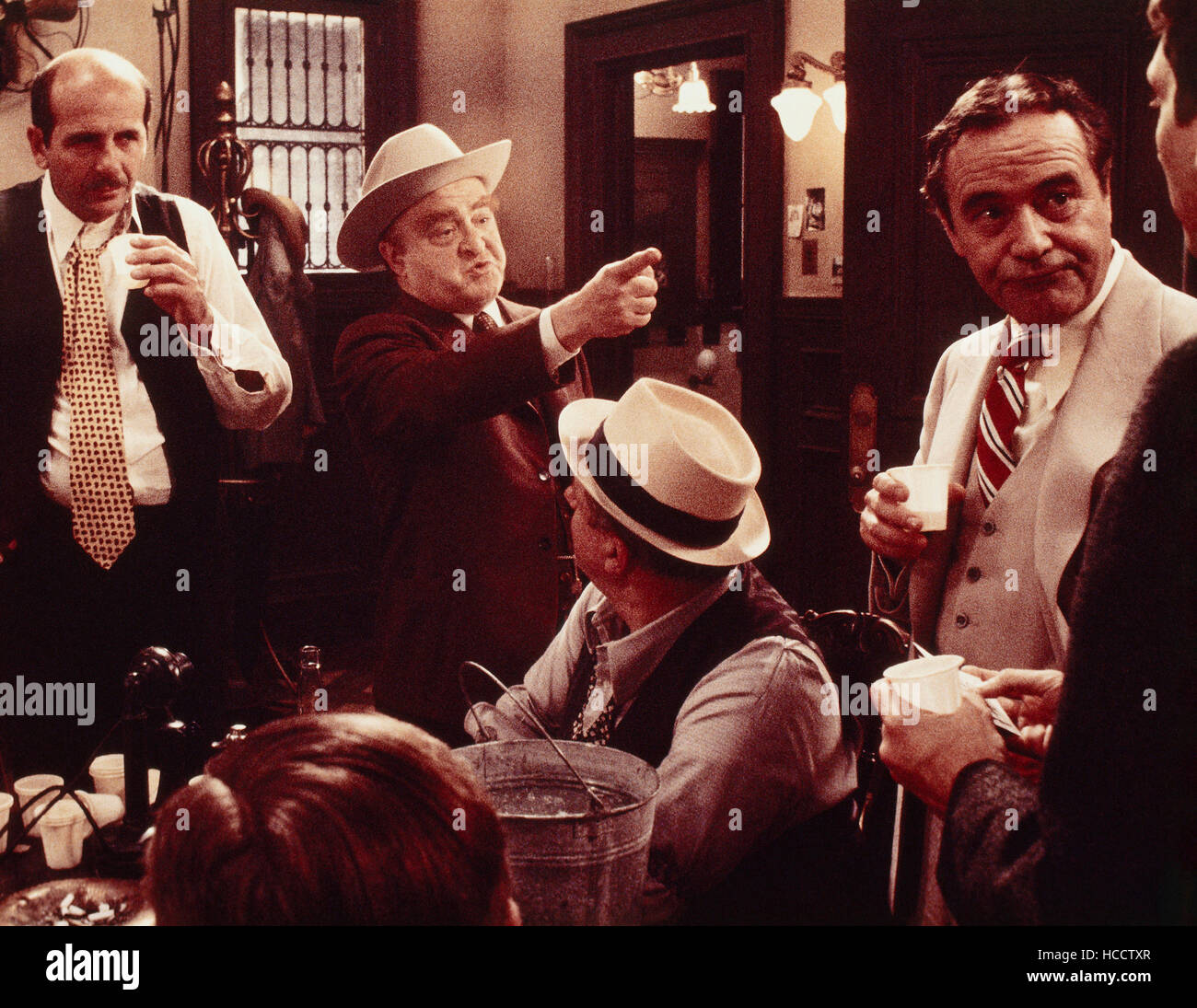 THE FRONT PAGE, Herb Edelman, Vincent Gardenia, Charles Durning, Jack ...