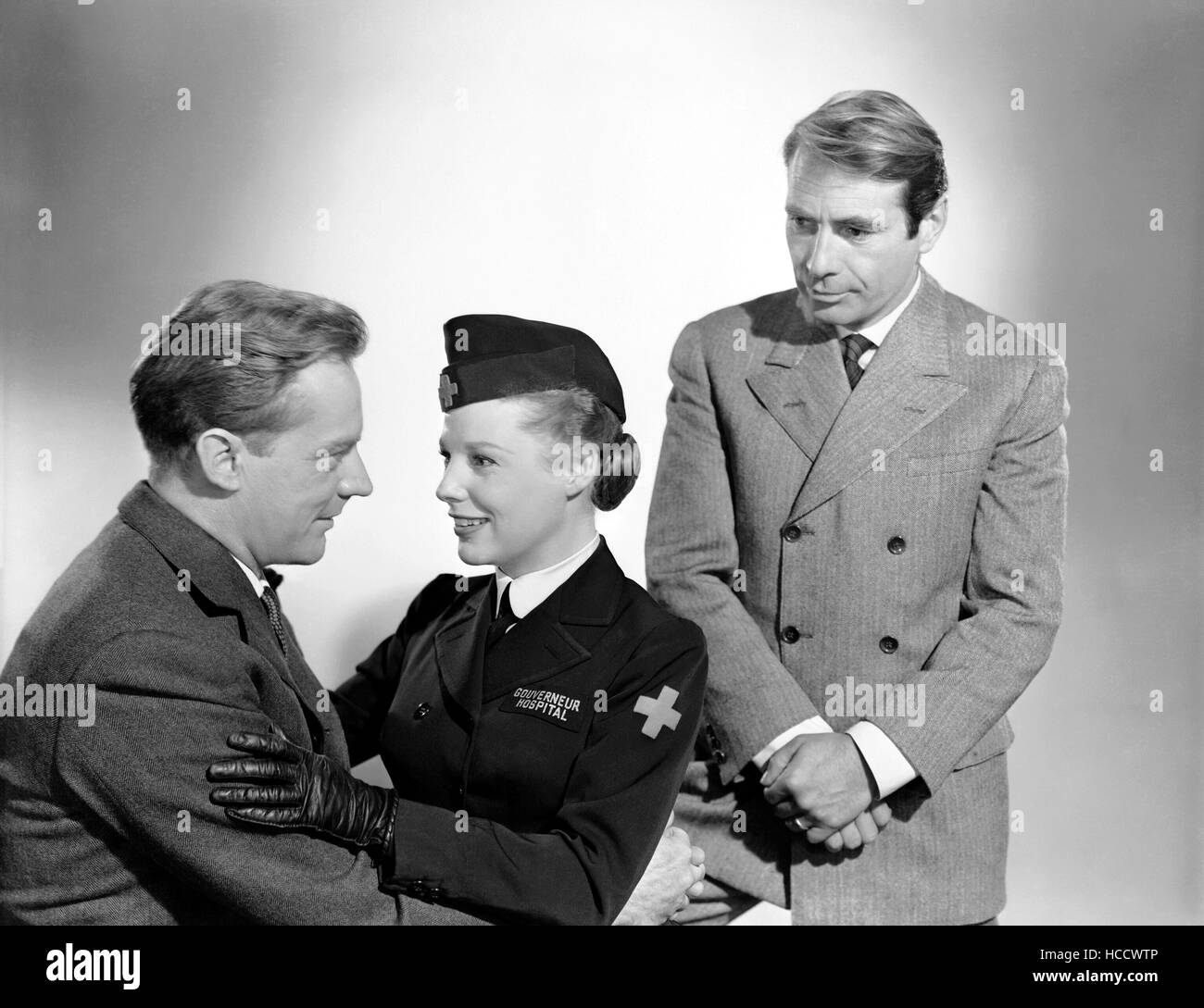THE GIRL IN WHITE, from left: Arthur Kennedy, June Allyson, Gary ...