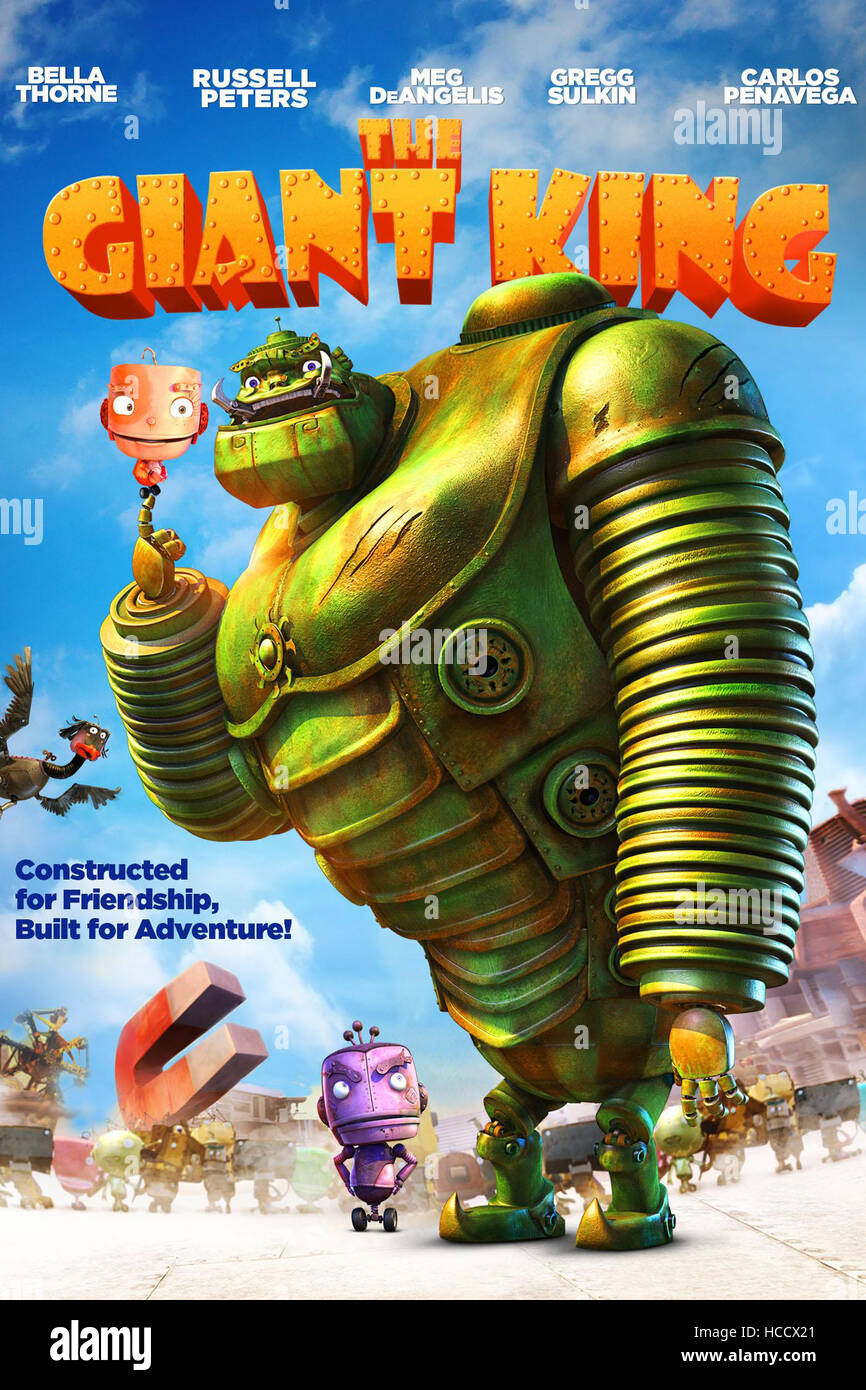 THE GIANT KING, (aka YAK), poster, Zork (giant robot), Pinky (small ...