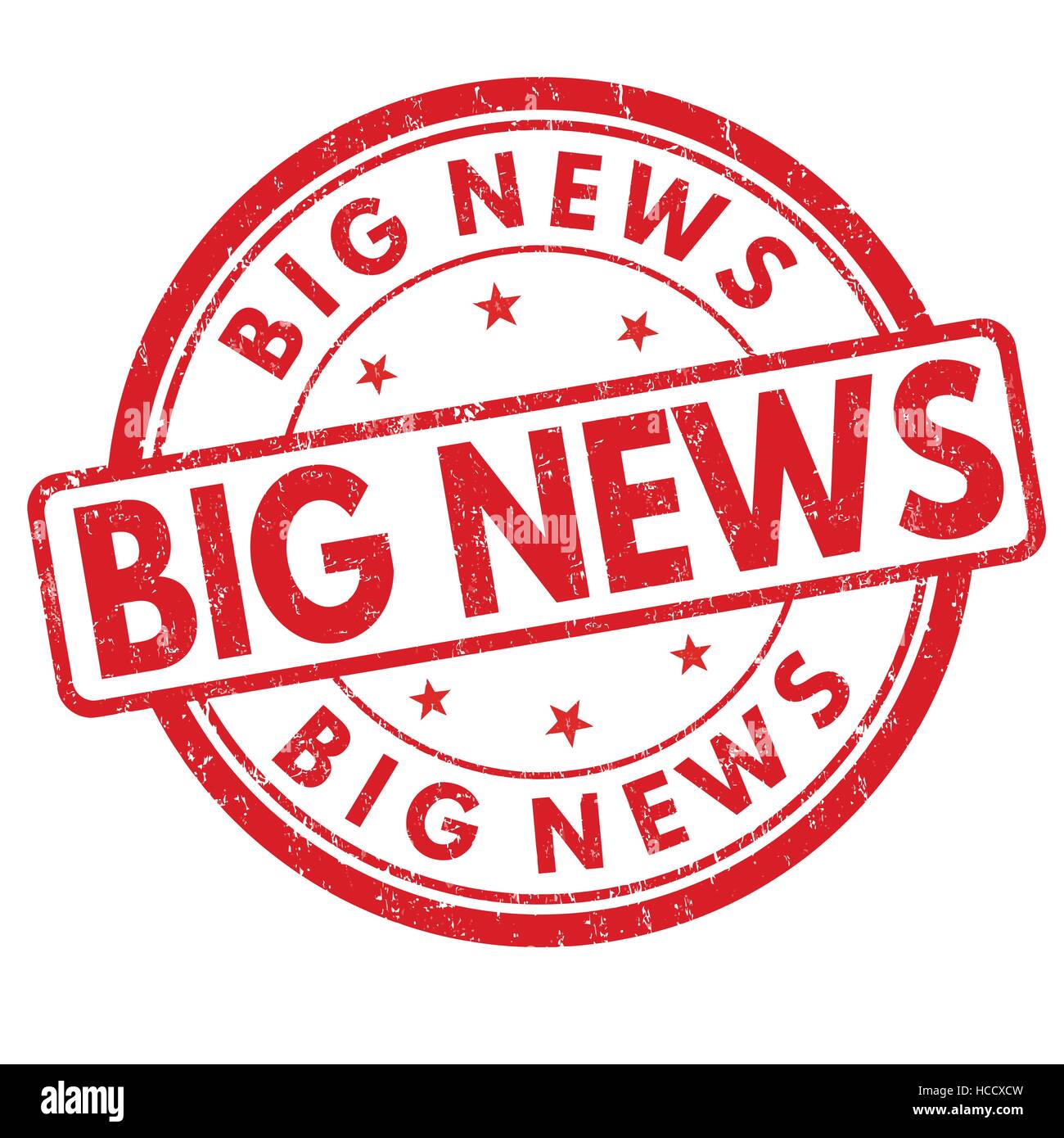 Big news grunge rubber stamp on white background, vector illustration ...