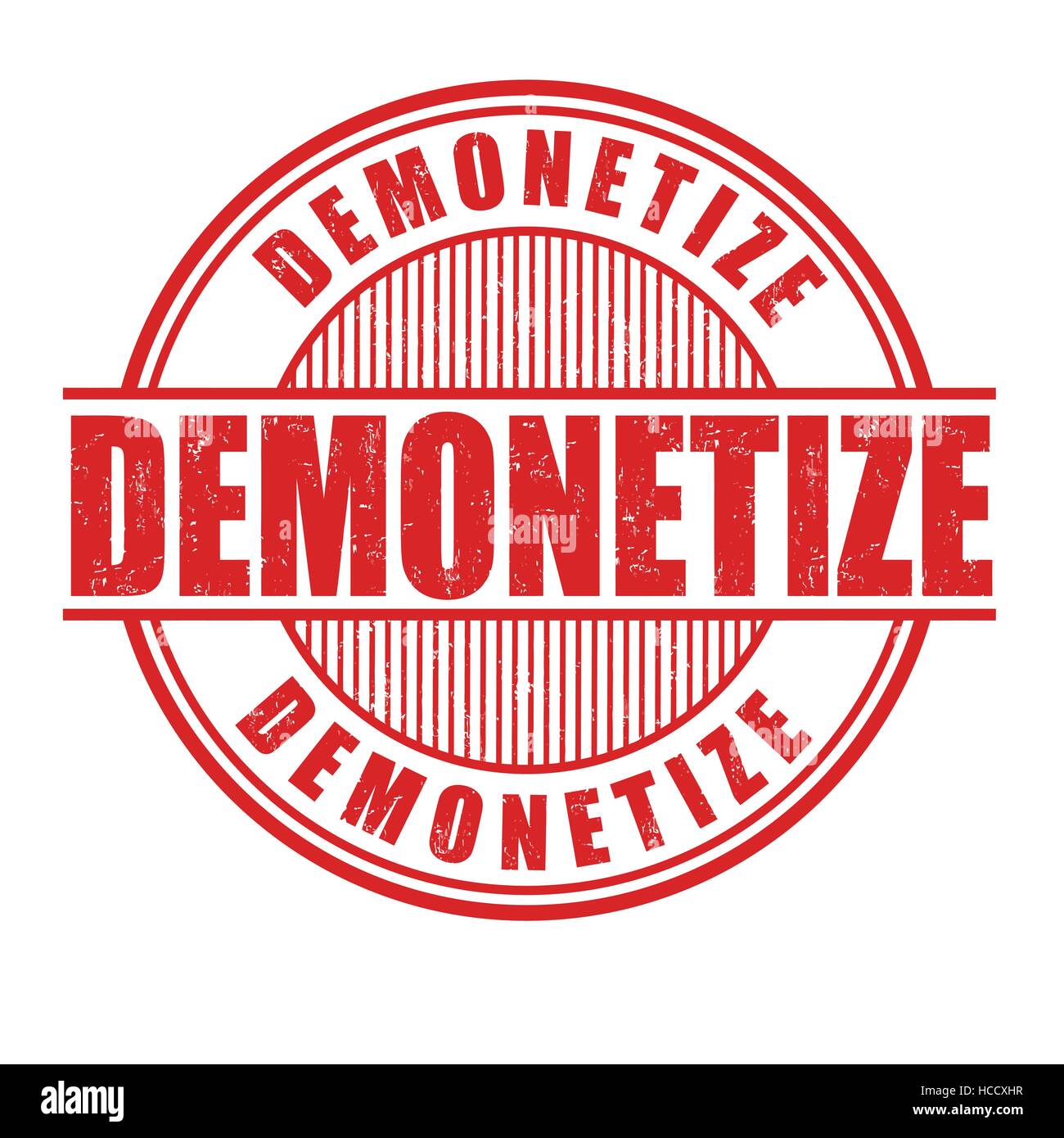 Demonetize grunge rubber stamp on white background, vector illustration ...