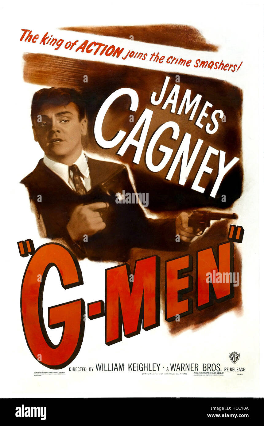 G-MEN, James Cagney, 1935 Stock Photo - Alamy