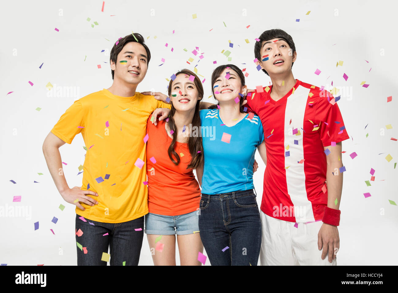 Cheering team hi-res stock photography and images - Alamy