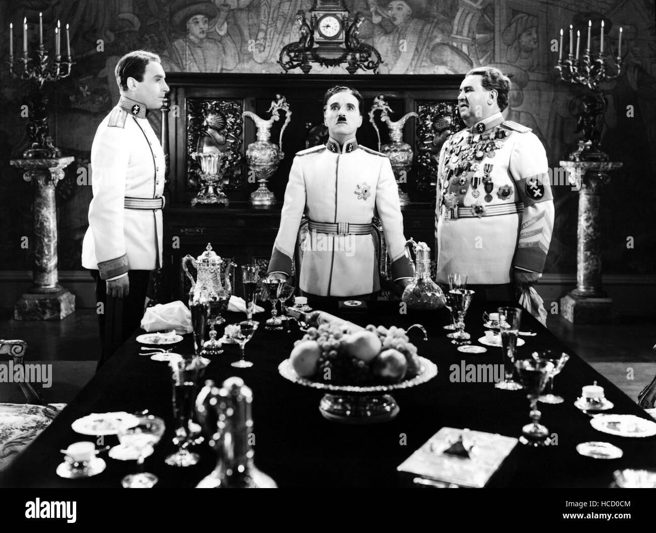 THE GREAT DICTATOR, from left: Henry Daniell, Charlie Chaplin, Billy ...
