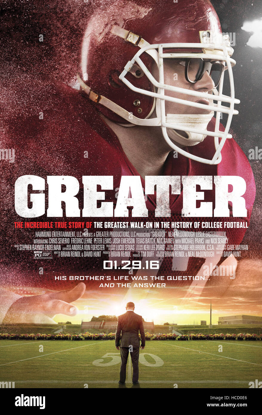 GREATER, US poster art, top: Chris Severio, 2016. ©Hammond ...