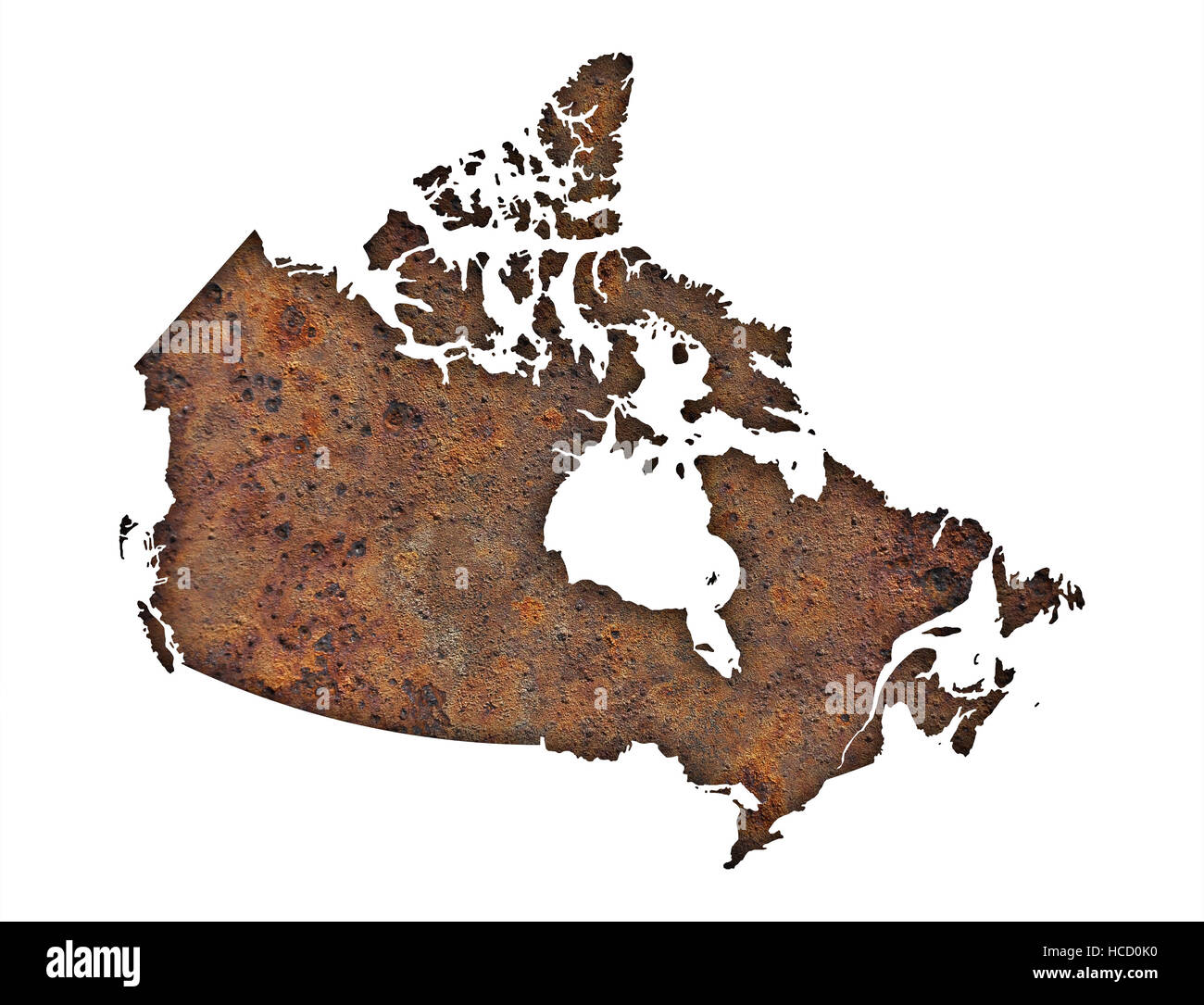 Old map of canada Cut Out Stock Images & Pictures - Alamy