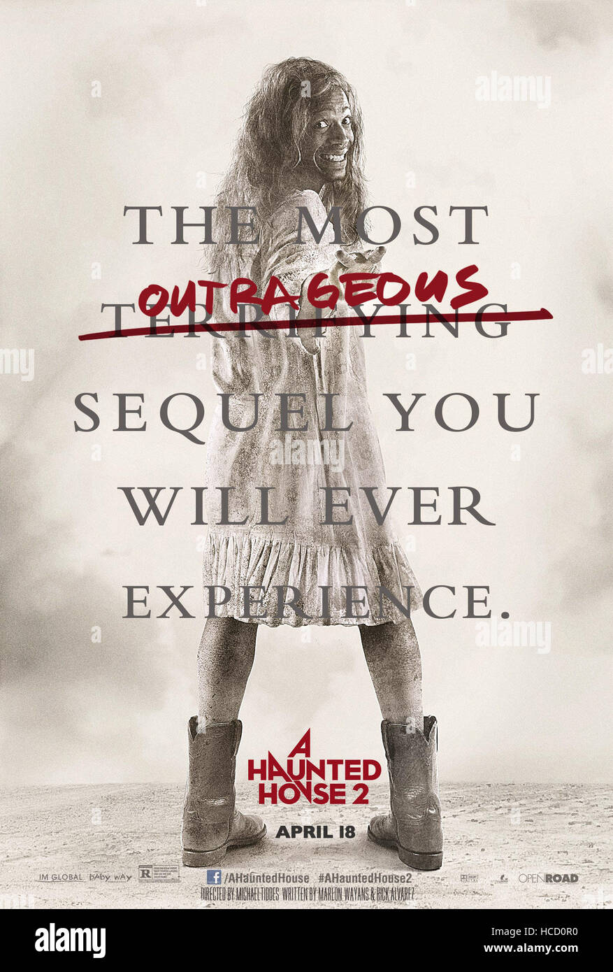 A HAUNTED HOUSE 2, US advance poster, Marlon Wayans, 2014, ©Open Road ...