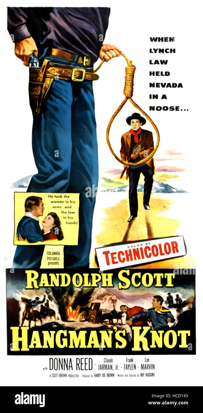 HANGMAN'S KNOT, Randolph Scott, 1952 Stock Photo - Alamy