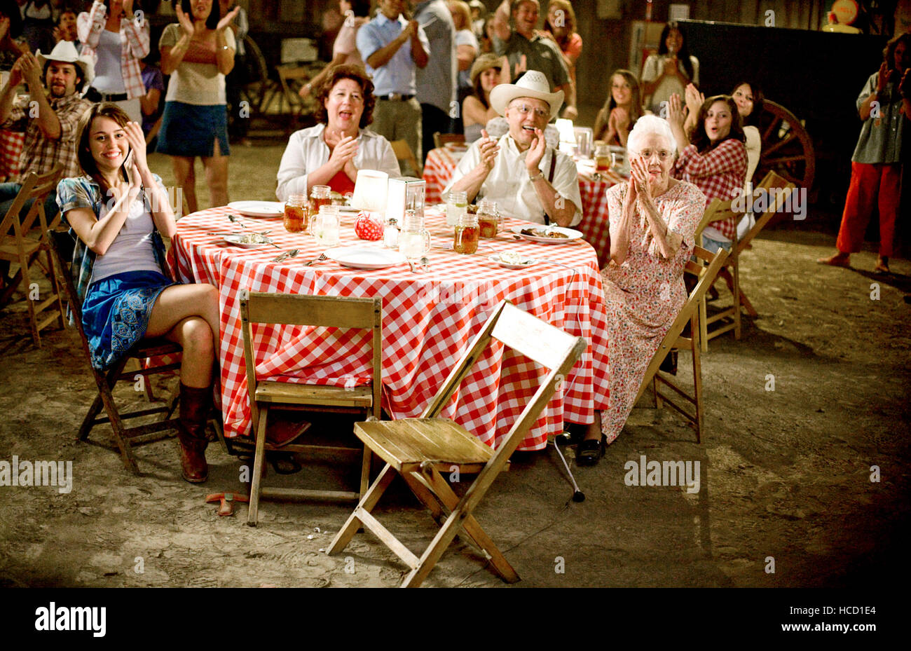 HANNAH MONTANA: THE MOVIE, Miley Cyrus (left), Margo Martindale (left ...